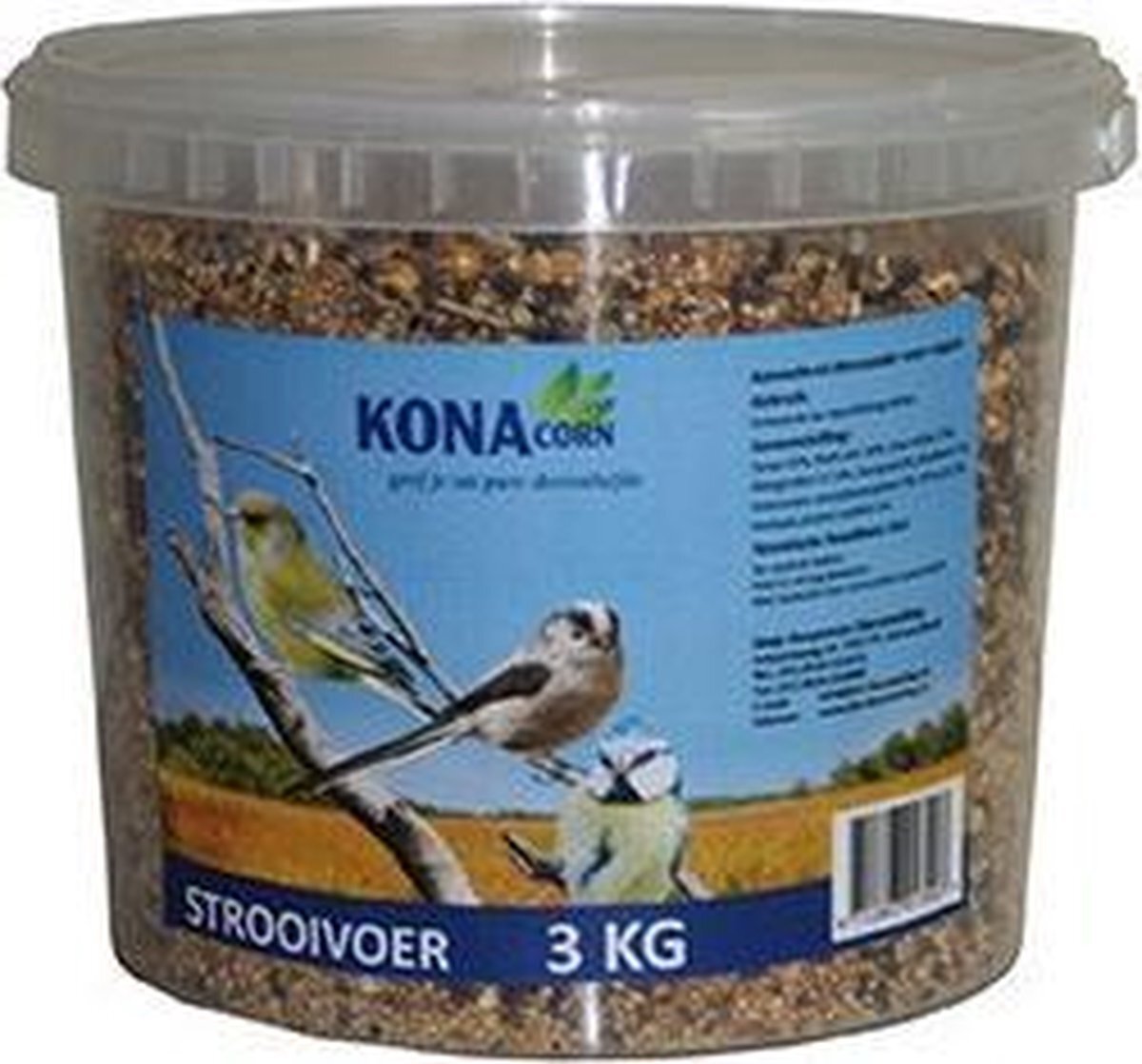 KONACORN strooivoer emmer buitenvogels | Prijzen vergelijken | Kieskeurig.nl