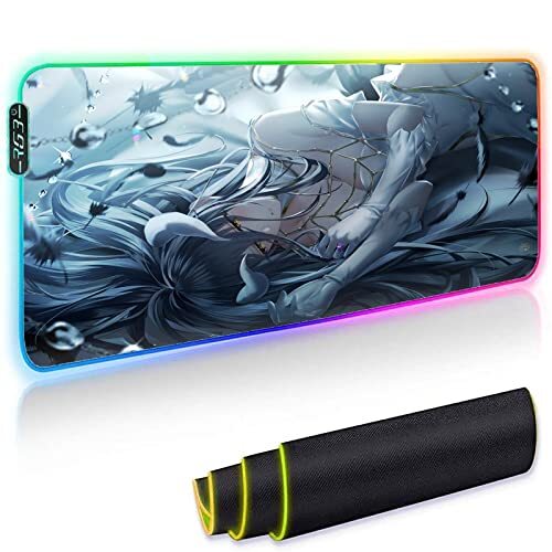 Tektas Gaming Muismatten RGB Albedo Anime Gaming Muismat Grote Gamer ...