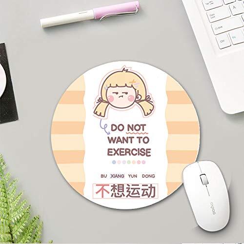 DHSBD Leuke Cartoon Muismat Ronde Trompet Cartoon Dikke Naad Waterdicht ...