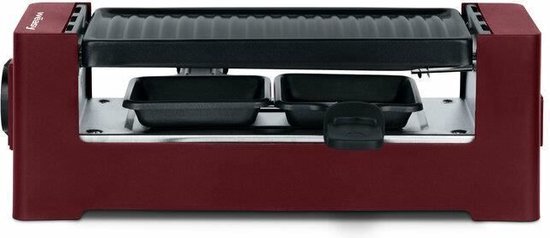Wëasy Multifunctioneel Gourmetstel 2 personen TAK12, Rood, Duo Raclette ...