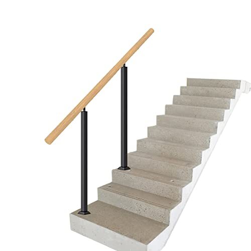 XOTAK 1-3 treden leuning, massief houten trapleuning leuningen met ...