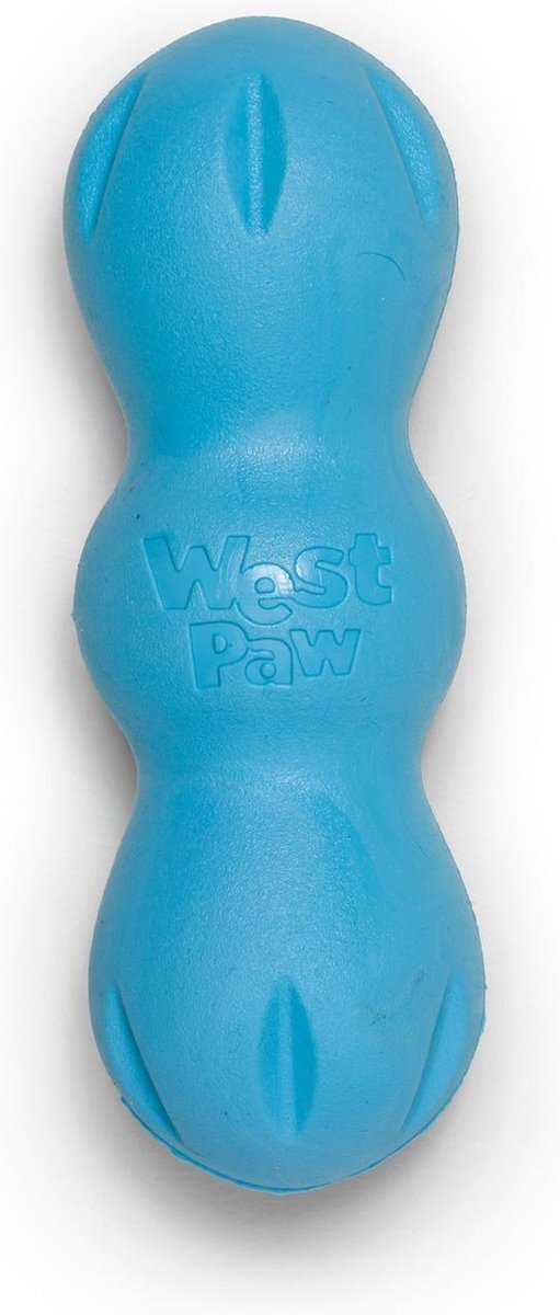 West Paw Rumpus Zogoflex - Extra sterk hondenspeeltje blauw ...