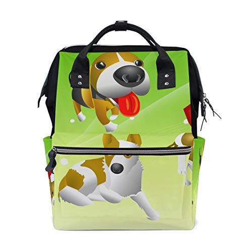 FAJRO Leuke Honden Dagrugzak Lichtgewicht Canvas School Pack Koffer en ...