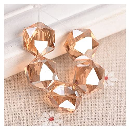 NINOMA 10 stks Hexagon Facet Kristal Glas 12mm 16mm 20mm 22mm Losse ...