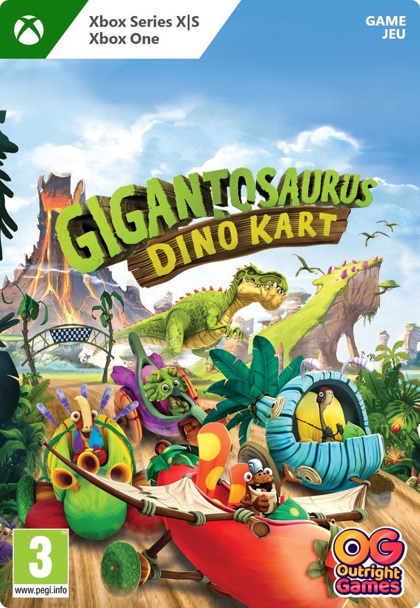 Outright Games Gigantosaurus: Dino Kart - Xbox Series X|S & Xbox One ...