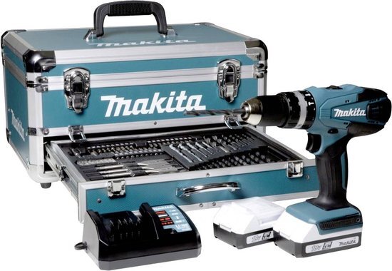 Makita HP488D009 18 Volt accu klopboormachine met 2x accu's en lader in ...