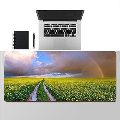 DHSBD Liggend Afdrukken Vergrendelingsrand Grote Natuurrubber Muismat ...