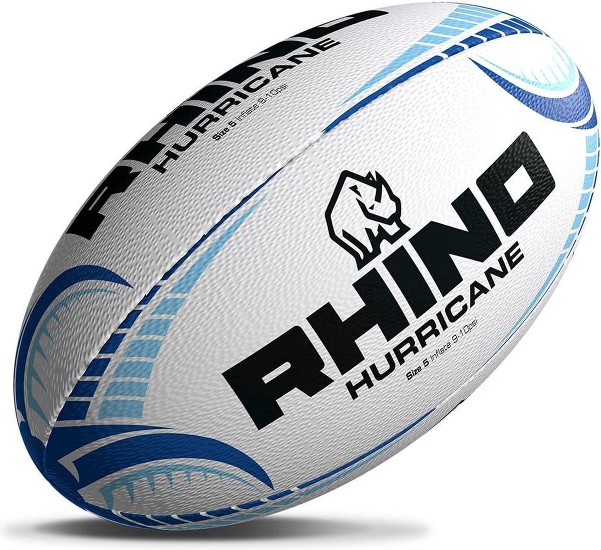 Rhino Rugbybal Pro Hurricane Wit/Blauw Maat 4 Buiten-speelgoed kopen ...