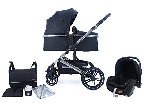 PIXINI Neyla combi kinderwagen met stoffen kuip, buggy, luiertas ...