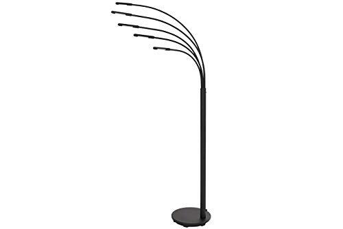 DRW LED staande lamp met metalen ijzer in zwart 115 x 35 x 215 cm ...