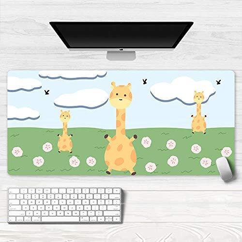 DHSBD Cartoon Konijn Print Muismat Leuke Vrouwelijke Super Waterdichte ...