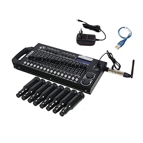 NEOCHY DJ-controllers 512CH DJ Controleur DMX LED -controller Stage Verlichting Effect ...