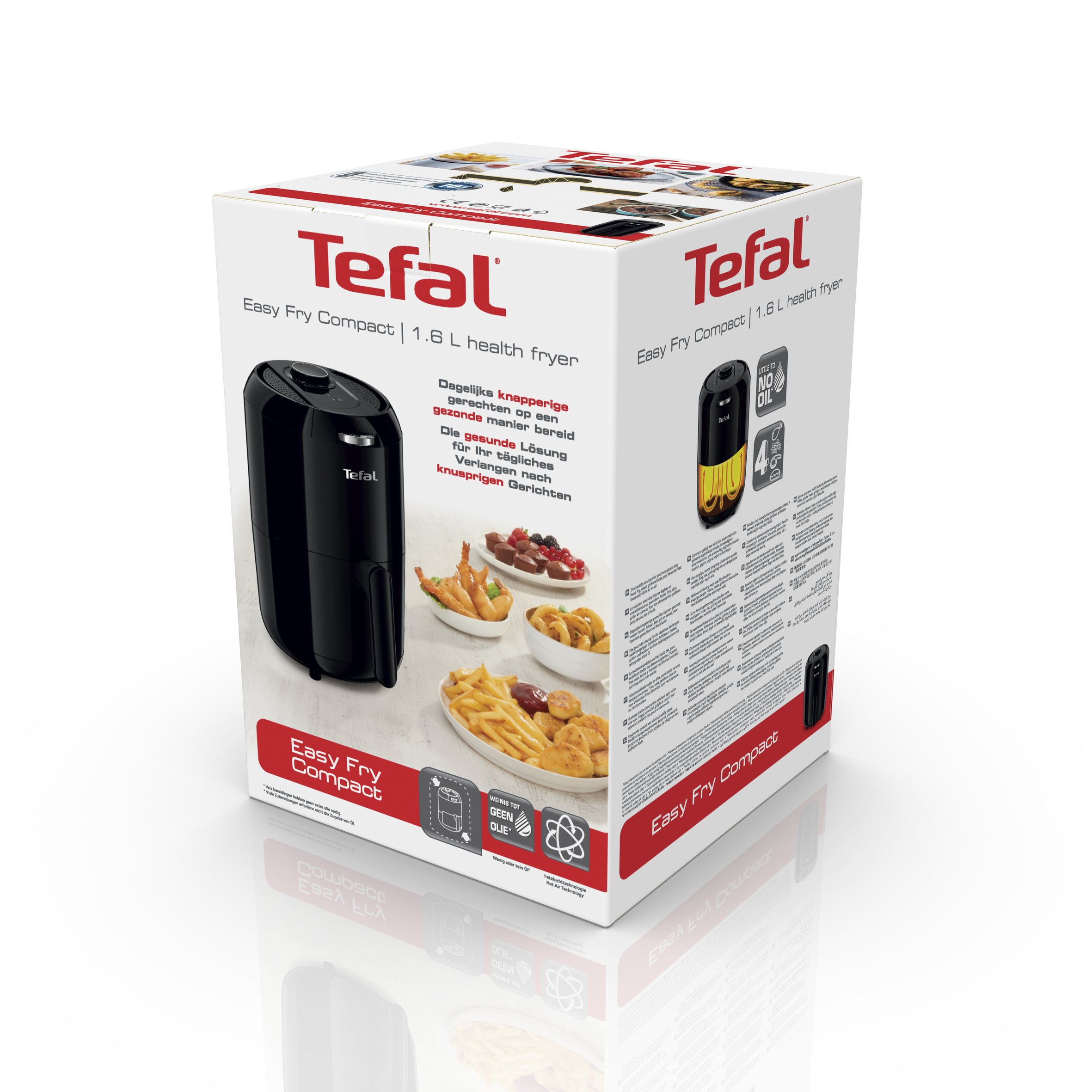 Tefal Compact EY1018 heteluchtfriteuse | FRITUURPAN | Wij helpen je kiezen!