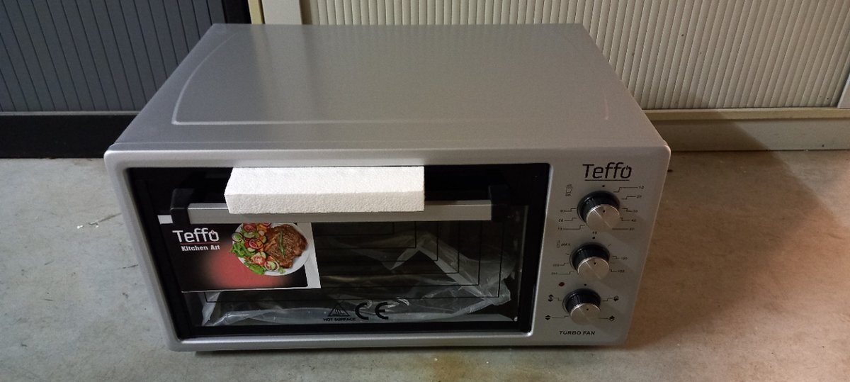 Teffo Elektrische Oven - Vrijstaand - turbo - 48 liter - inox Oven ...