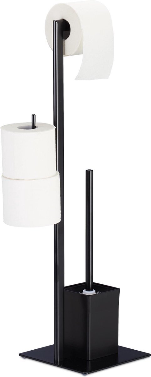 Relaxdays Wc Rolhouder Staand Toiletrolhouder Toilet Papierhouder | My ...