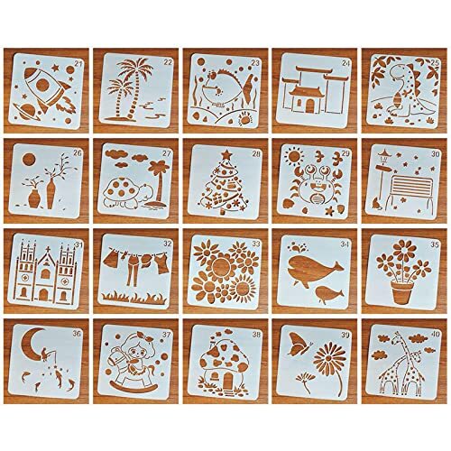 ZYXM Sjabloon DIY Schildersjabloon Kinderhandaccount Schilderij Holle ...