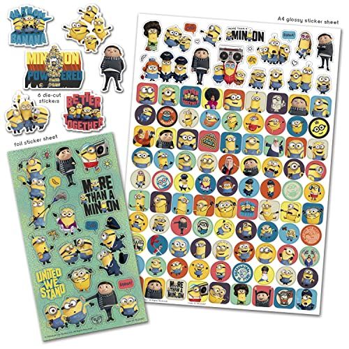 Paper Projects 01.70.22.027 Minions: De opkomst van Gru Mega Sticker ...