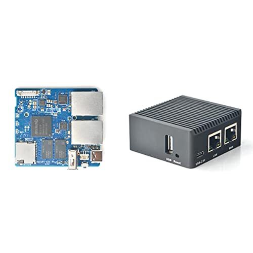 BLUESI NanoPi C Plus Router Rockchip 3328 1GB DDR4 RAM+8GB EMMC Gigabit ...