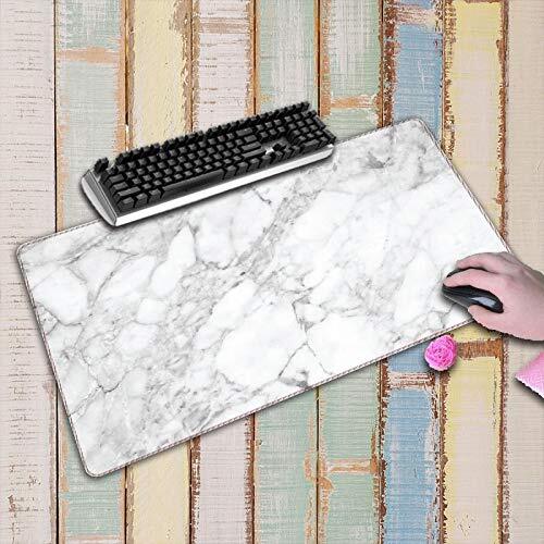 DHSBD Muismat Groot Wit Streeppatroon Muismat Muis Computer Xl Bureau ...