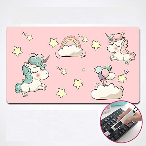 DHSBD Groot Formaat Muismat Roze Vergrendelrand Duurzame Muismat ...