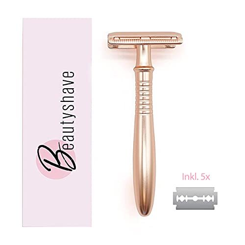 Beautyshave Scheermes voor dames, duurzaam incl. 5 verwisselbare messen ...
