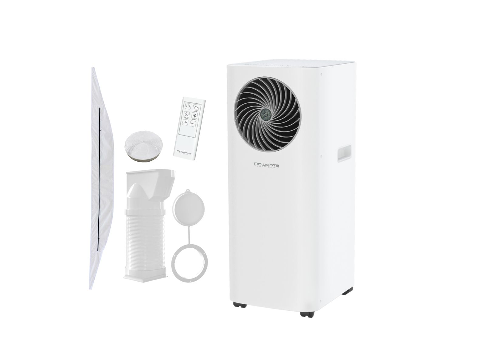 Rowenta Turbo Cool AU5020 - Mobiele Airconditioner - 10000 BTU/h - Wit ...