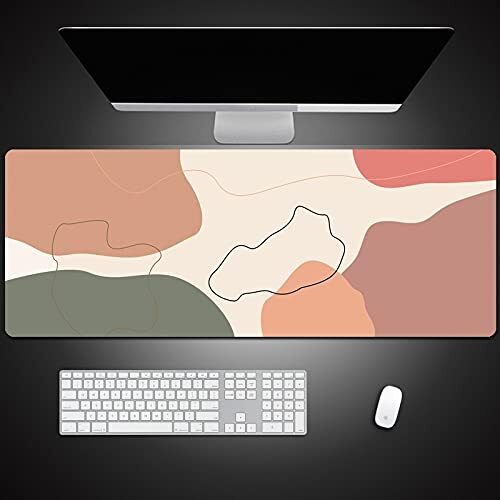 DHSBD Landscape Printing Extra Large Gaming Mouse Pad Computer Laptop ...