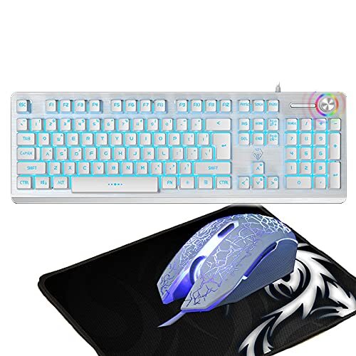 RYEWARY Accord Ergonomische Mechanische Hand RGB Gaming Toetsenbord ...
