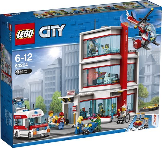lego City Ziekenhuis - 60204 Word de held van het ziekenhuis | BOUW EN ...