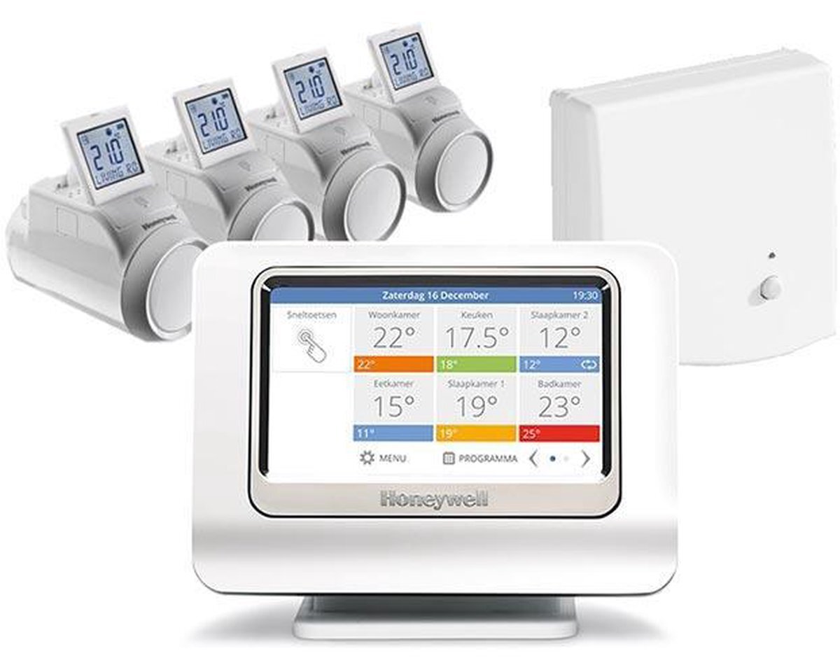 Honeywell Evohome Radiatorpakket - OpenTherm module - 4 ...