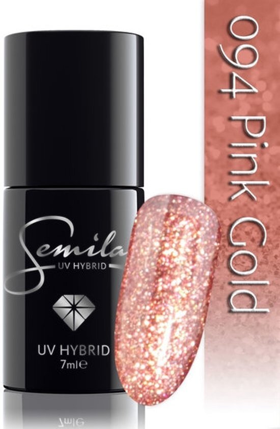 SEMILAC 094 UV Hybrid Pink Gold 7 ml | MAKE-UP | Wij helpen je kiezen!