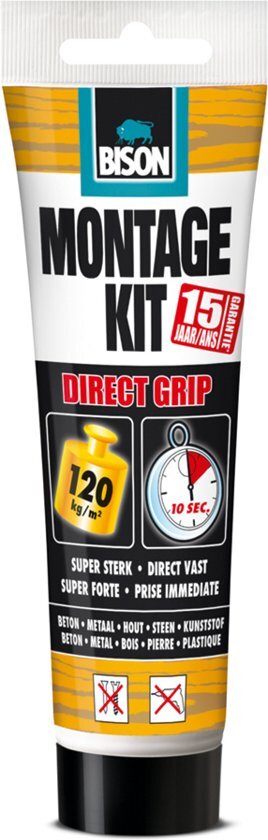 Bison Montagekit Direct Grip 175 g Klussen (overig) kopen? | Kieskeurig.nl | helpt je kiezen