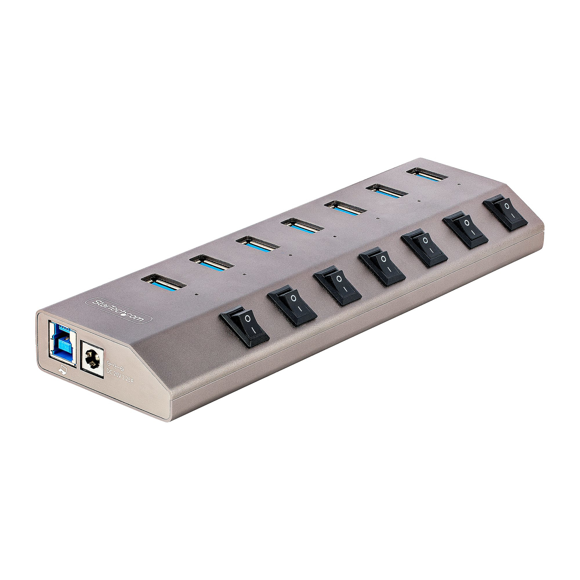 StarTech.com 7-Port Self-Powered USB-C Hub met Individuele On/Off ...