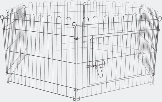 Wiltec Wildanger Technik GmbH Buitenverblijf, box, puppybox, 6-delig ...