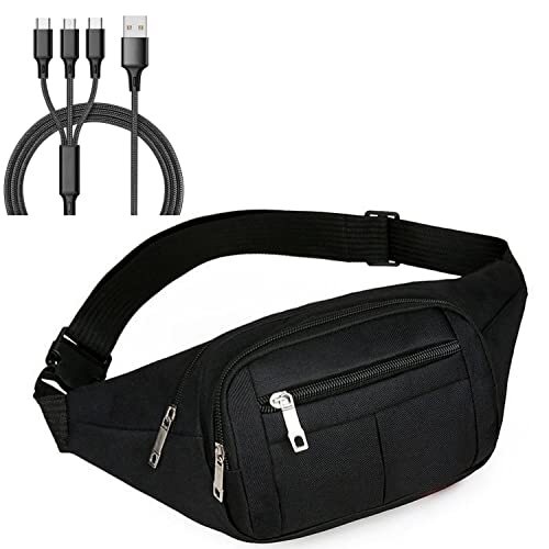 JFLAI voor Galaxy M02S tas, mode canvas slijtvaste telefoon heuptas ...