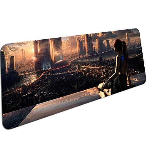 DHSBD Gaming Muismat Groot Formaat Vergrendeling Rand Antislip Rubber ...