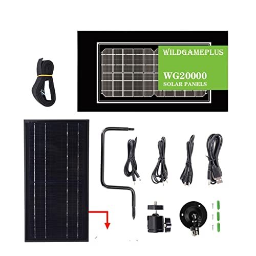 NHJYKJ Trail Camera Zonnepaneel WG8000 Jacht Trail Cameras Solar Panel ...