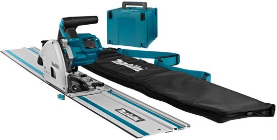 Makita DSP600ZJ2 Accu invalzaag LXT 2x18V met geleiderail en tas Zonder ...