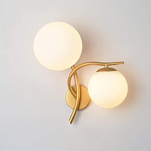 Jia Kuang wandlamp, Europese muurlamp bolvormig glas lampenkap, for ...