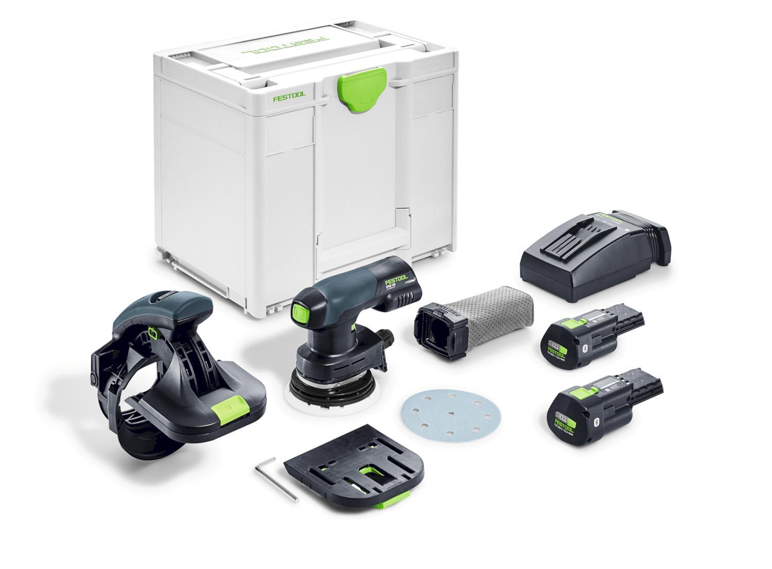 Festool ES-ETSC 125 3,0 I-Plus 18V Li-Ion accu kantenschuurmachine set ...
