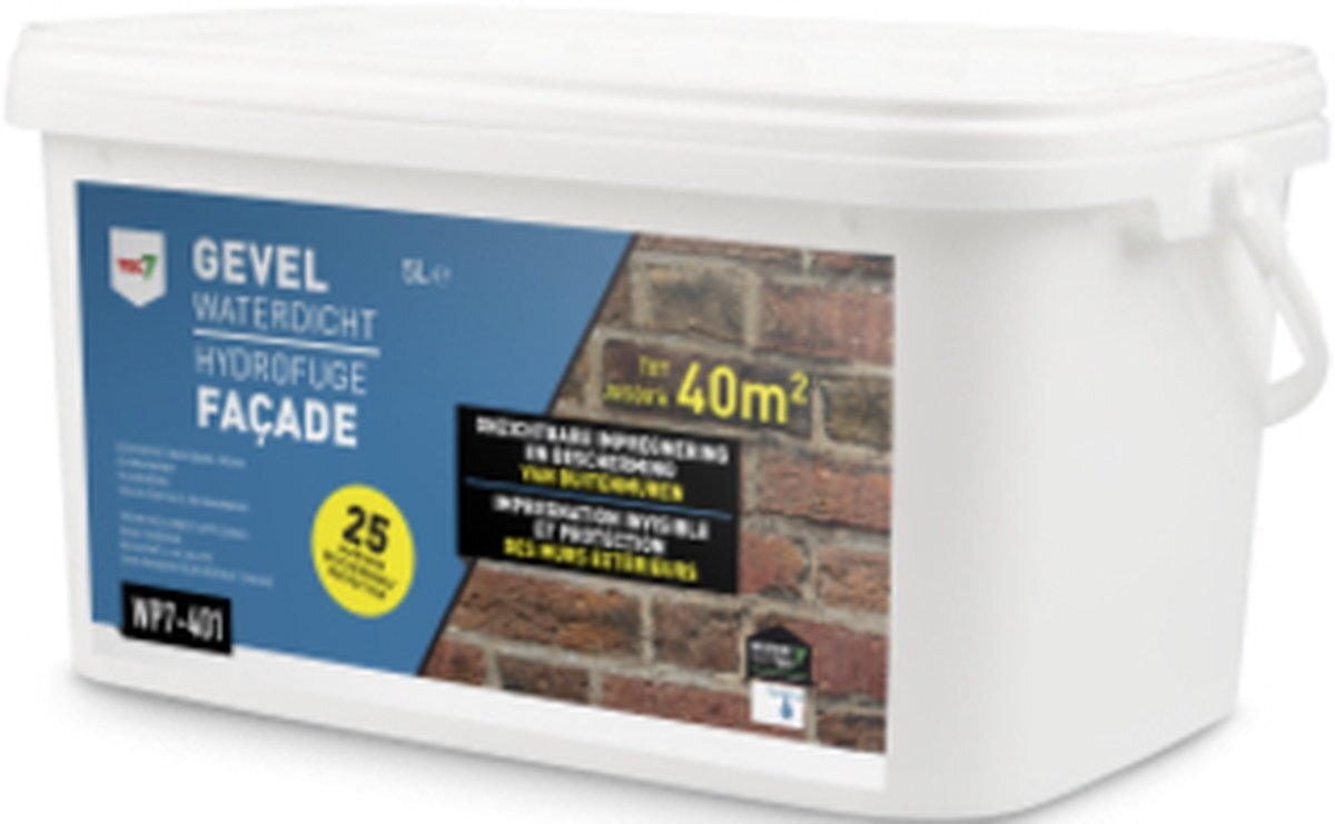 Tec7 / Novatech WP7-401 Gevel Waterdicht 5 liter | VERF | Wij helpen je ...