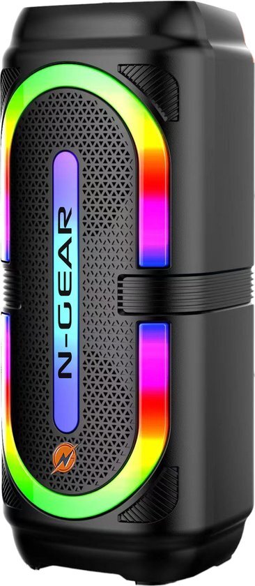 N-GEAR LGP24C - Bluetooth Speaker - Karaoke Set - Party Box met ...