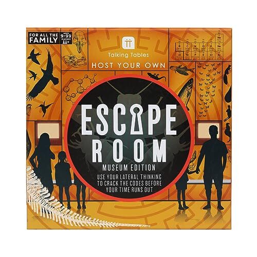 Talking Tables Museum Escape Room Game Gift voor kinderen, los unieke ...