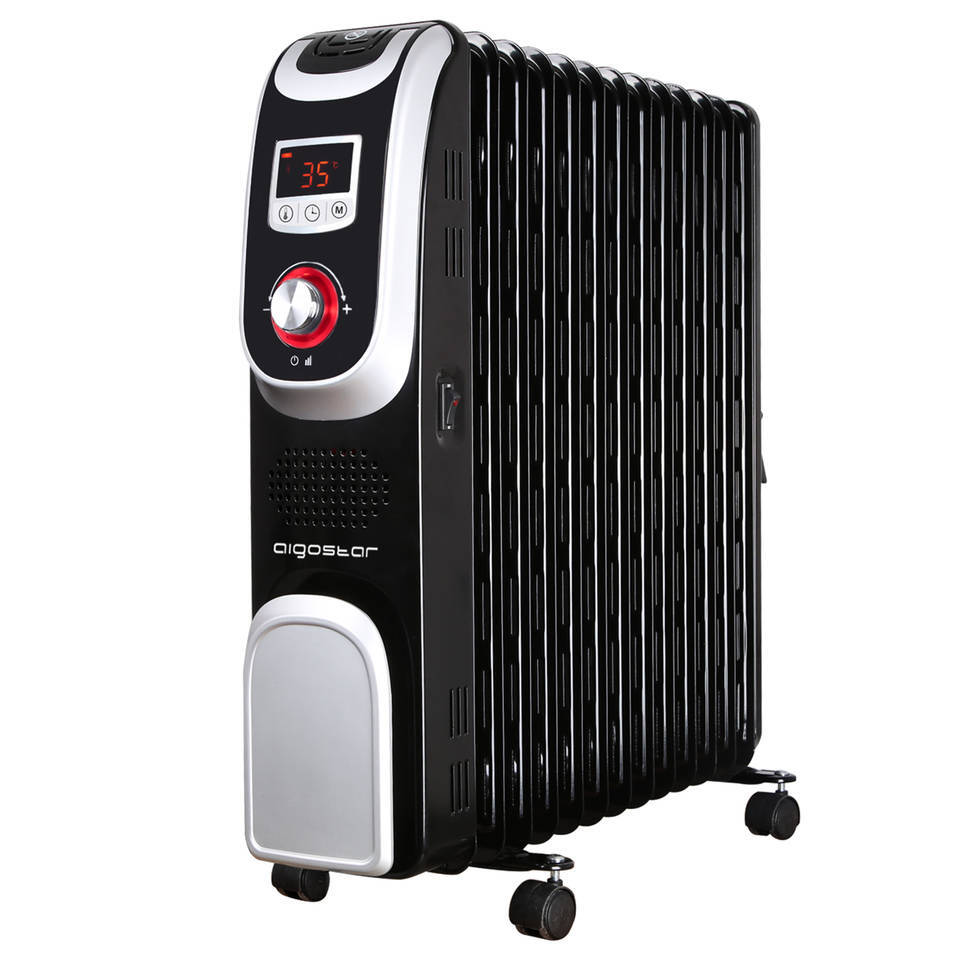 Aigostar Oil Monster 33JHH – Oliegevulde radiator LED bedieningspaneel ...