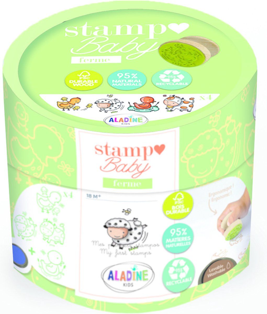 Aladine Doodler Stamp, boerderij, 13,5 x 13,5 cm | KNUTSELSPEELGOED ...