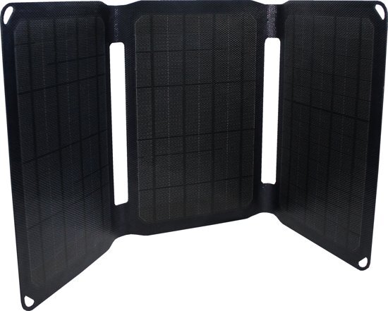 Powerplus Gorilla ETFE 20W Solar Charger Opvouwbaar Zonnepaneel 14.8V ...