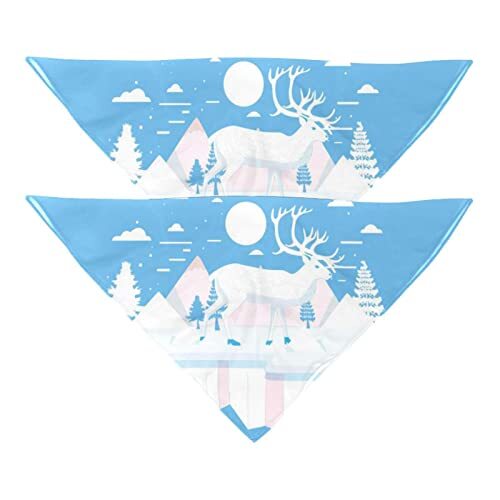 Affect Shop Caribou in the Snow Mountains 2 Pack Hond Bandana ...