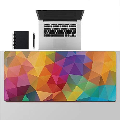 DHSBD Geometrische Print Grote Muismat Gaming Lock Rand Muis ...