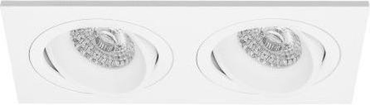 Philips Premium Inbouwspot alard Wit Verdiepte dubbele spot Koel Wit ...