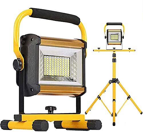 Generic Spot Lighting Rechargeable Flood Lights 100W LED Portable Work ...